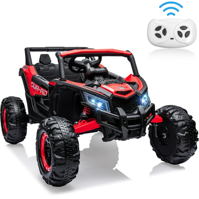 iRerts UTV Rideable 24V Battery Powered Toy Car with Remote for Kids ...
