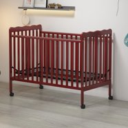 Fizzy Baby Modern Mini Crib for Small Spaces with 3-Position Mattress ...