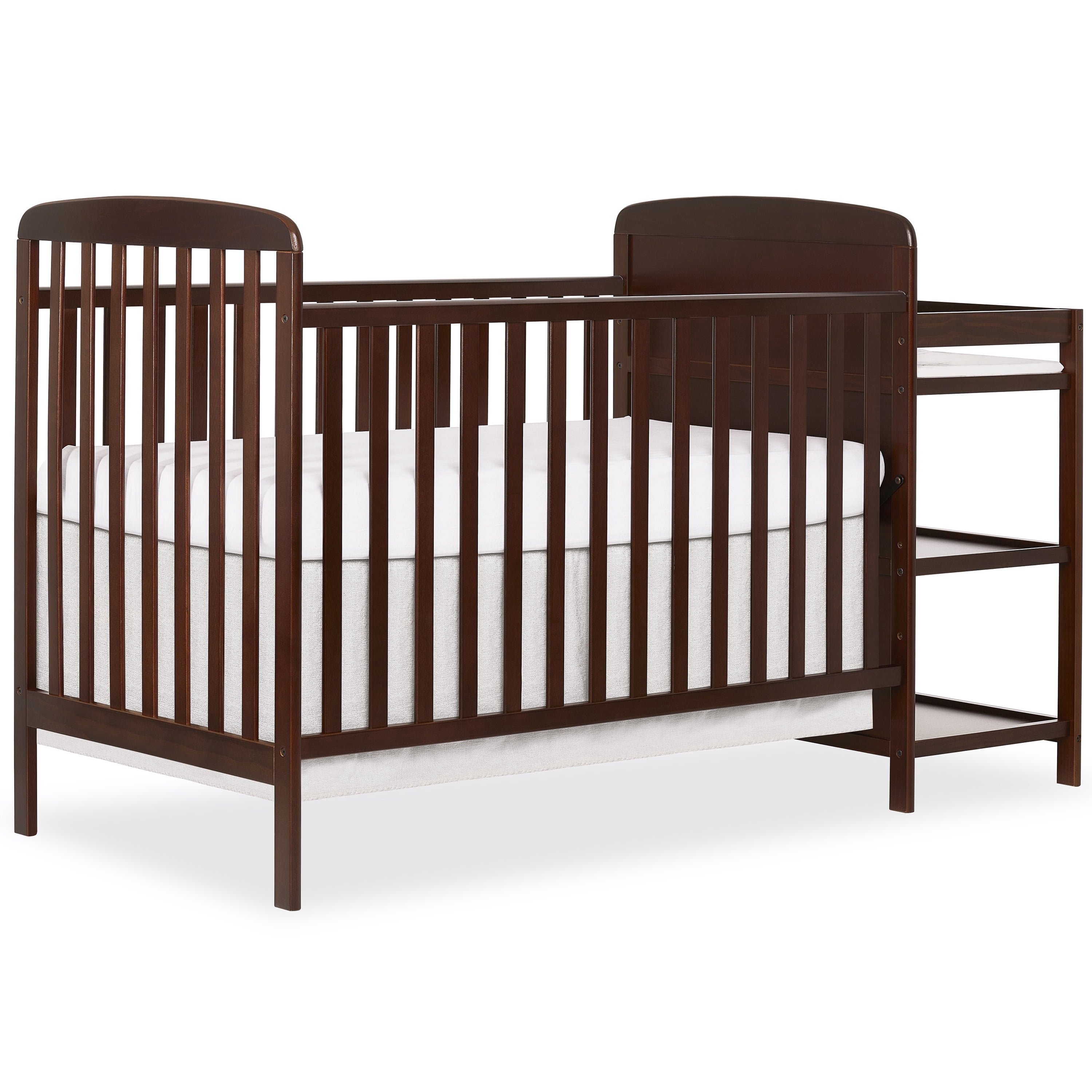 iRerts 3 in 1 Convertible Crib and Changer, Wood Baby Crib and Changing ...