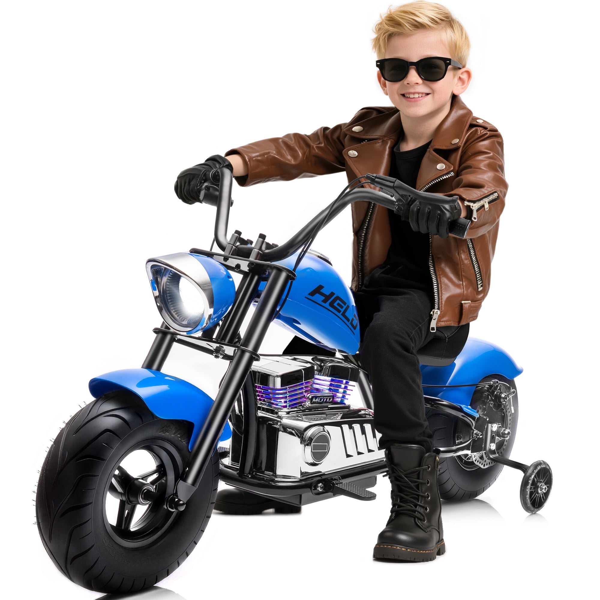 12V Kids Motorized Bike, Electric Ride on Motorcycle for Boys Girls 3-5 ...