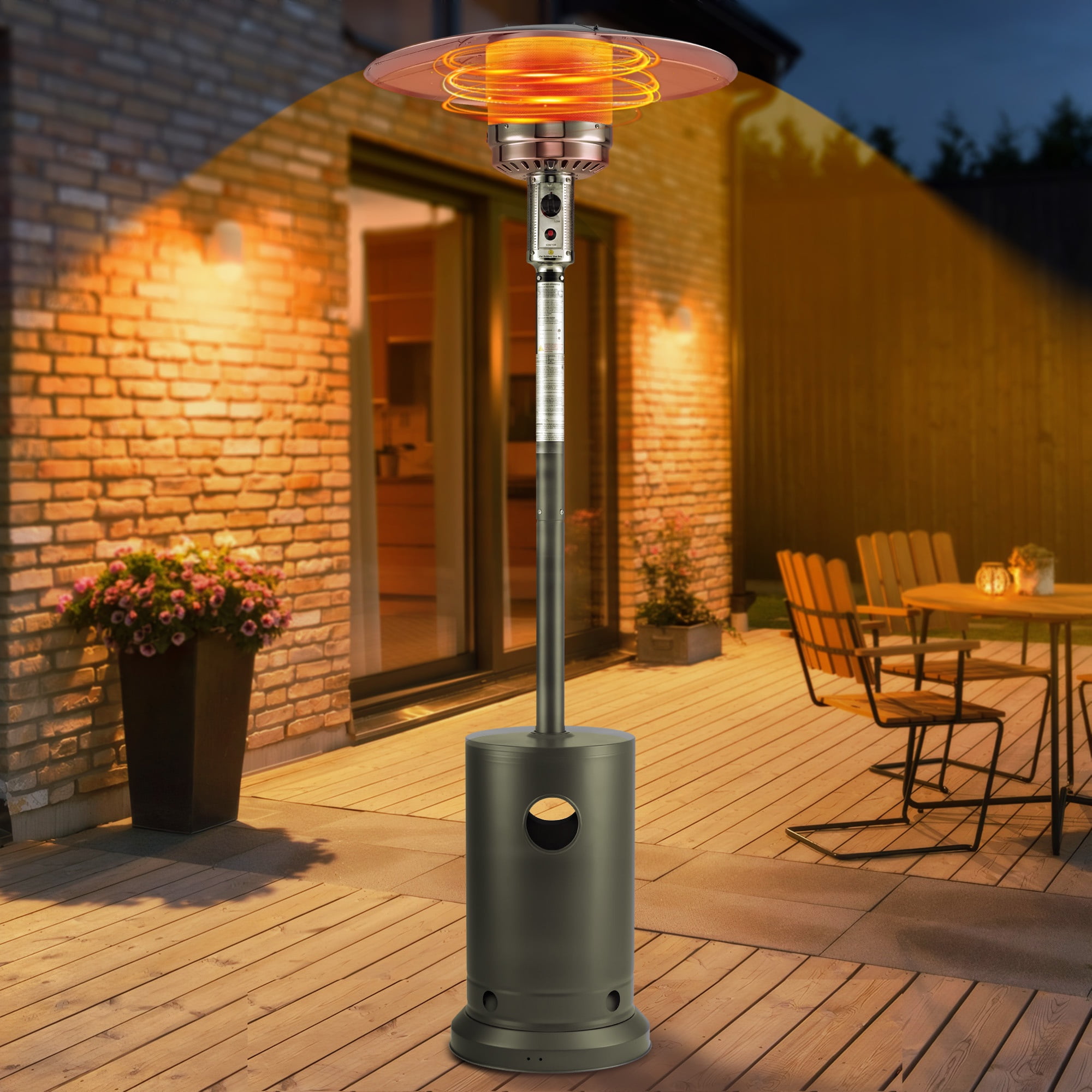 iRerts Outdoor Heaters for Patio, 48000BTU Propane Heaters for Outdoor ...