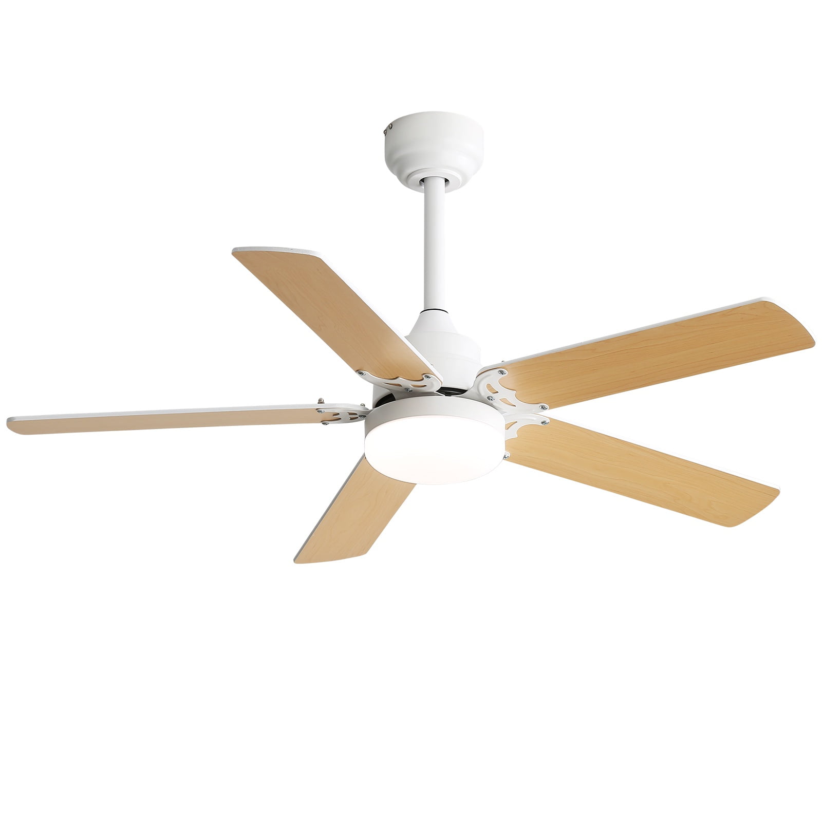 iRerts 42 Inch Ceiling Fan With Light And Remote Control, Flush Mount ...