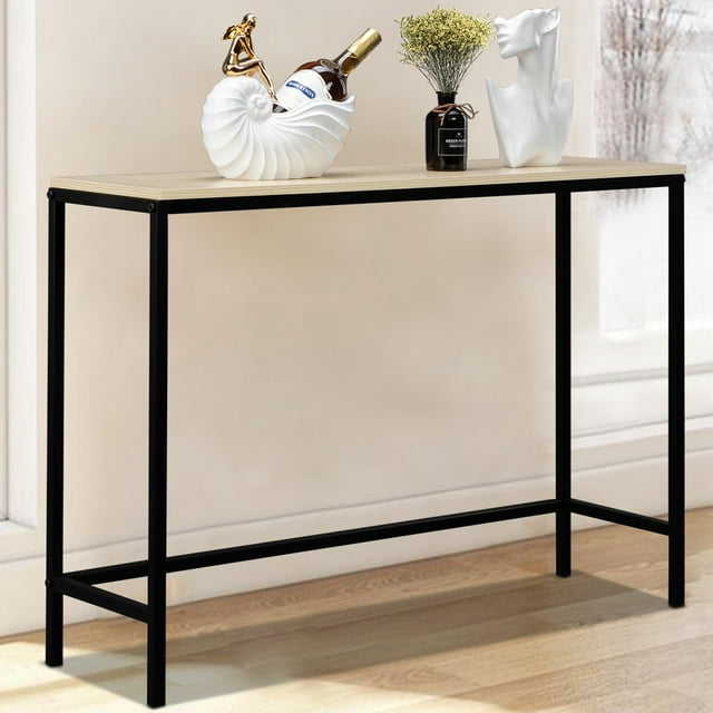 iRerts Slim Entryway Table, Metal Frame, Modern Sofa & Hallway ...