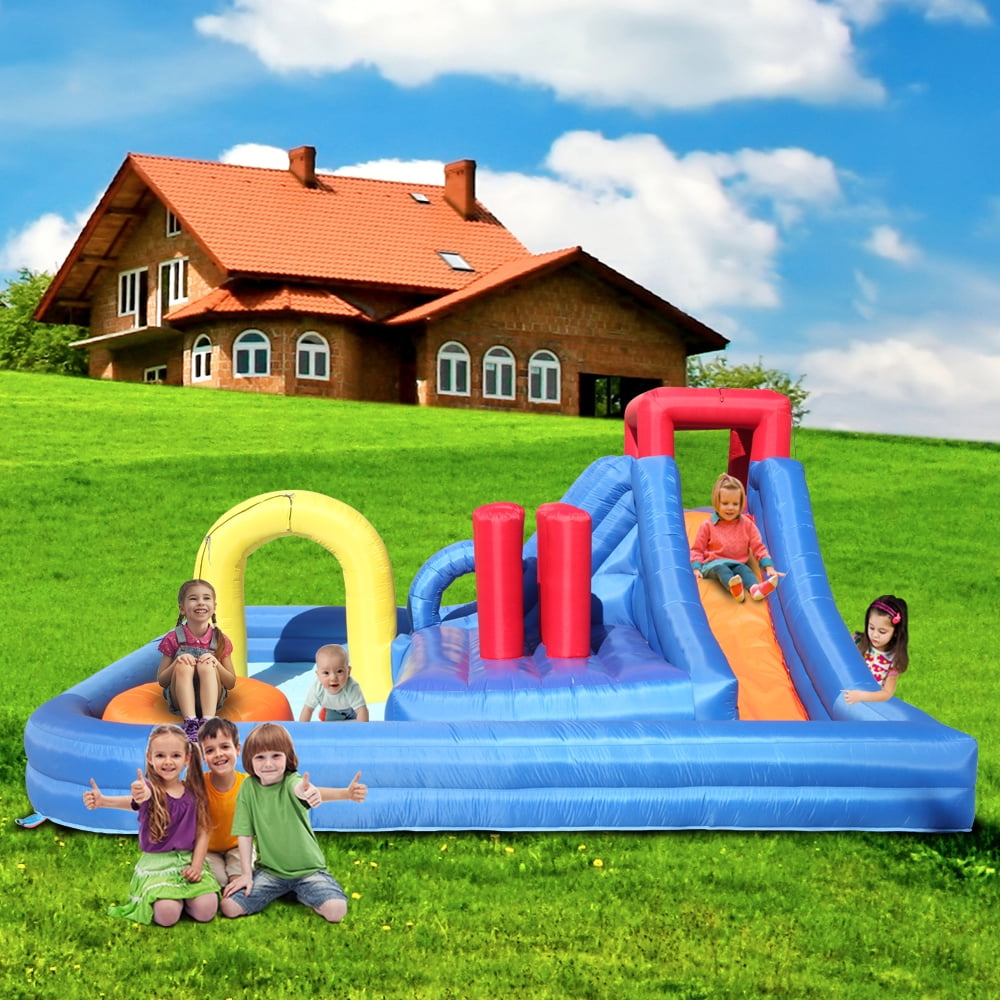 iRerts Kids Bounce House with Blower, Inflatable Water Slide Bouncer ...