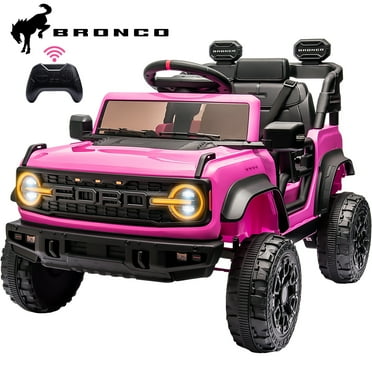 24V 2 Seater Ride on Cars, Licensed Ford Bronco Raptor Powered Ride on ...
