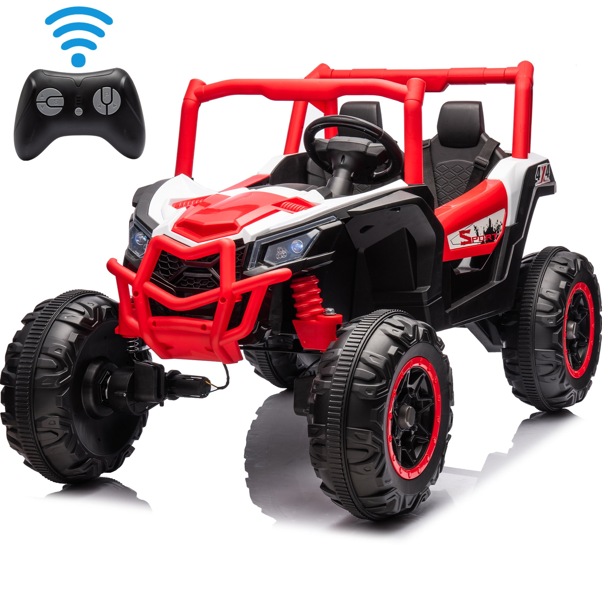 iRerts 24V Ride on UTV Cars 2 Seater, Kids Electric Ride on Toy Car ...