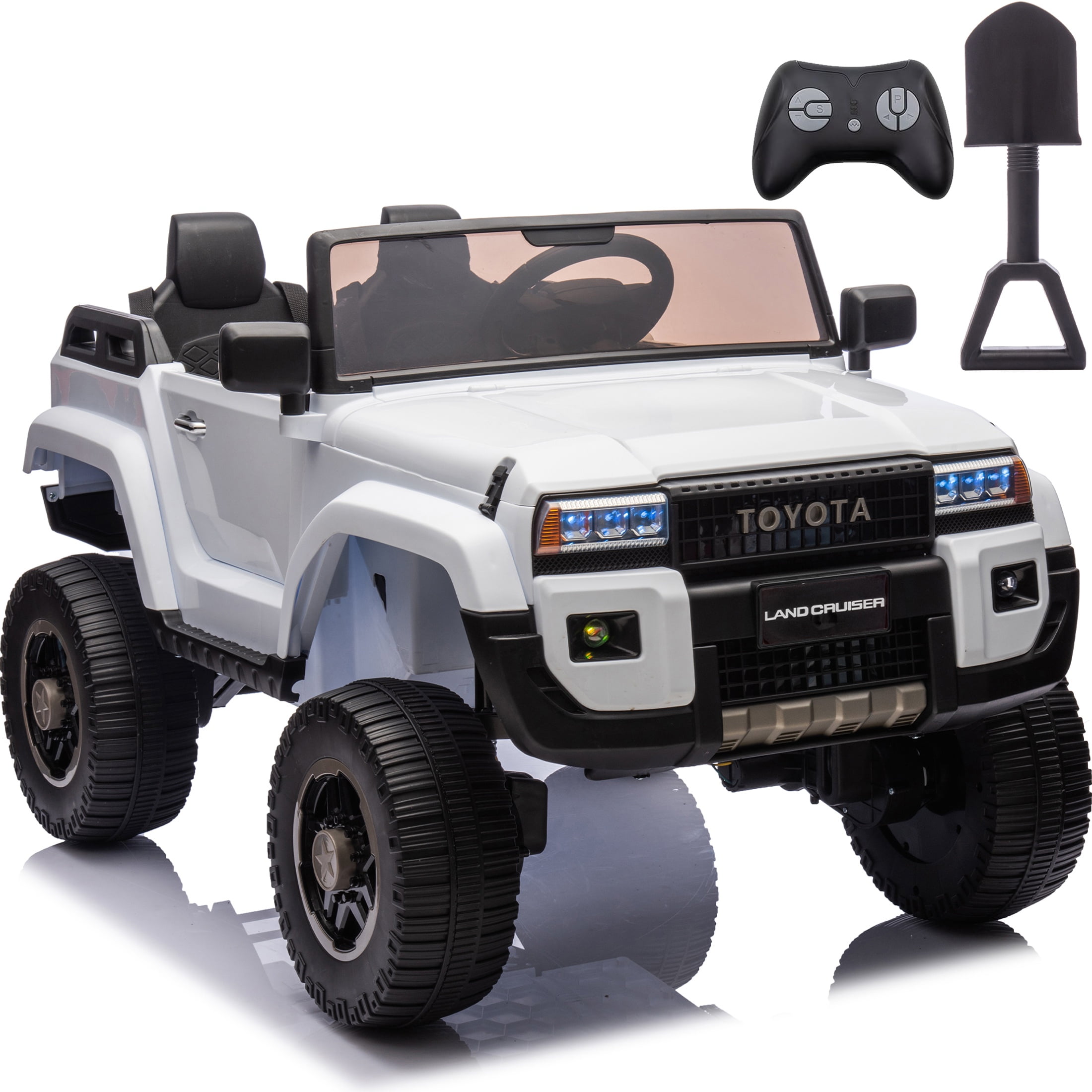 24V 2 Seater Ride On Car, Licensed Toyota LC250 Powered Ride on Toys ...