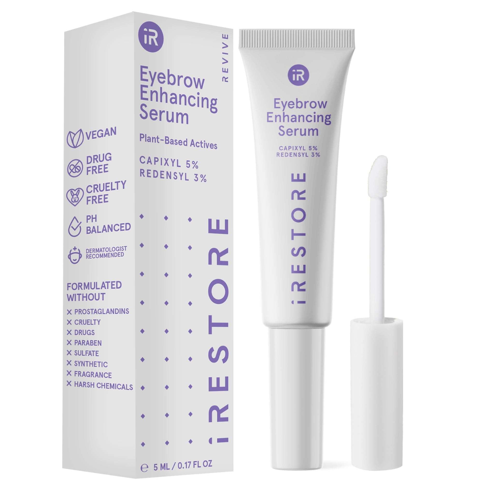 iRestore Eyebrow Growth Serum, 5ml, Vegan, Prostaglandin-Free - Walmart.com
