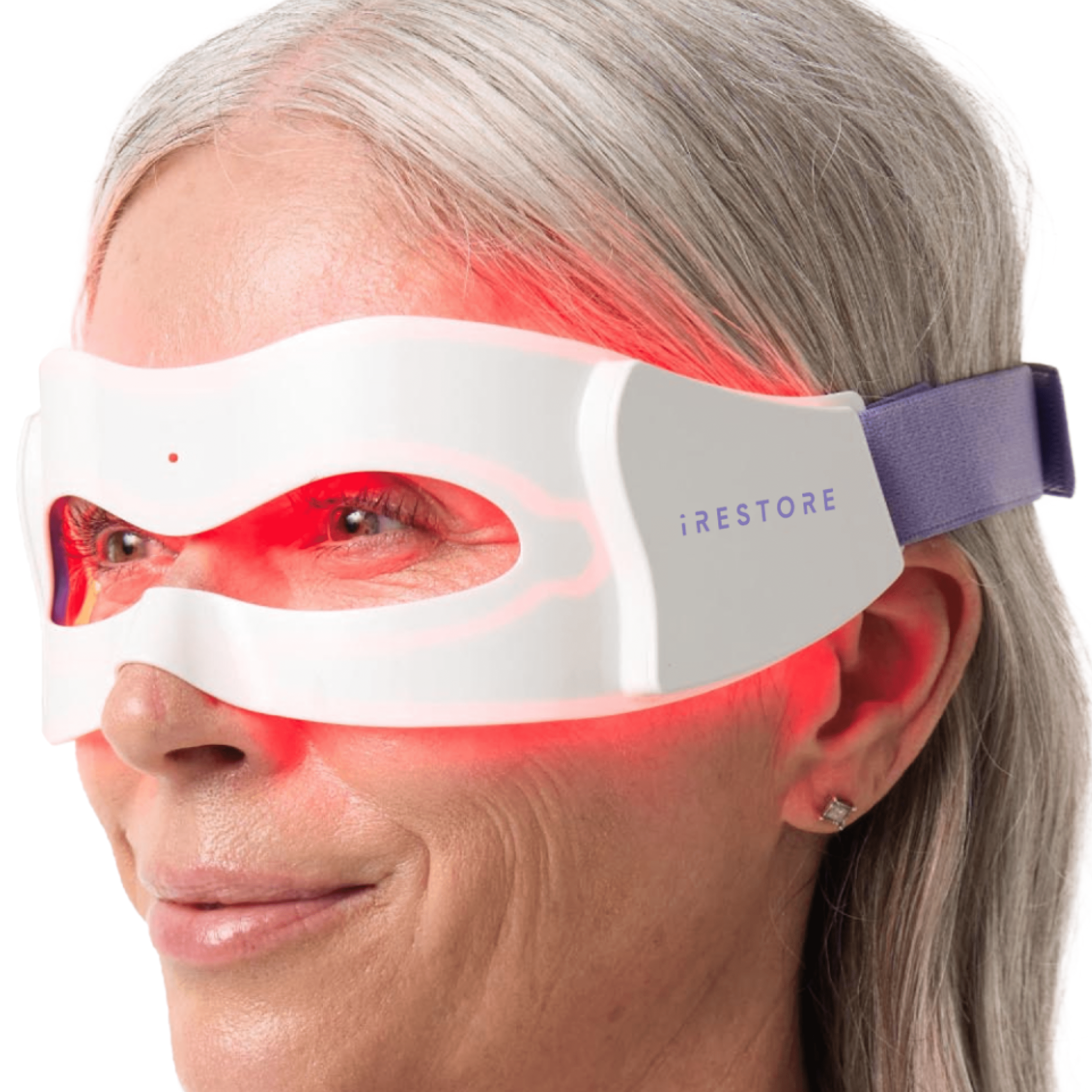 iRestore Red Light Therapy for Eyes – 180 LEDs Eye Mask with Infrared ...