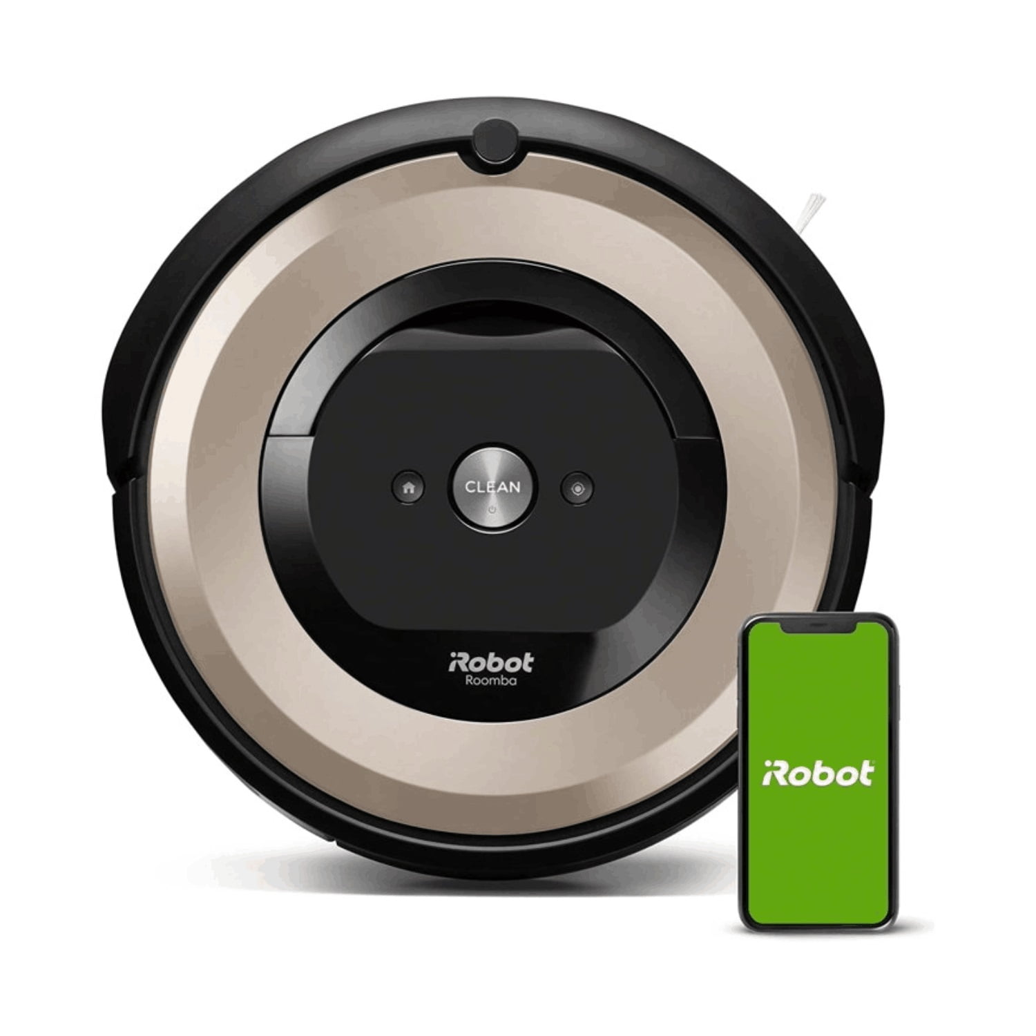iRobot Roomba E6 (6199) Wi-Fi Connected Robot Vacuum - Sand Dust ...