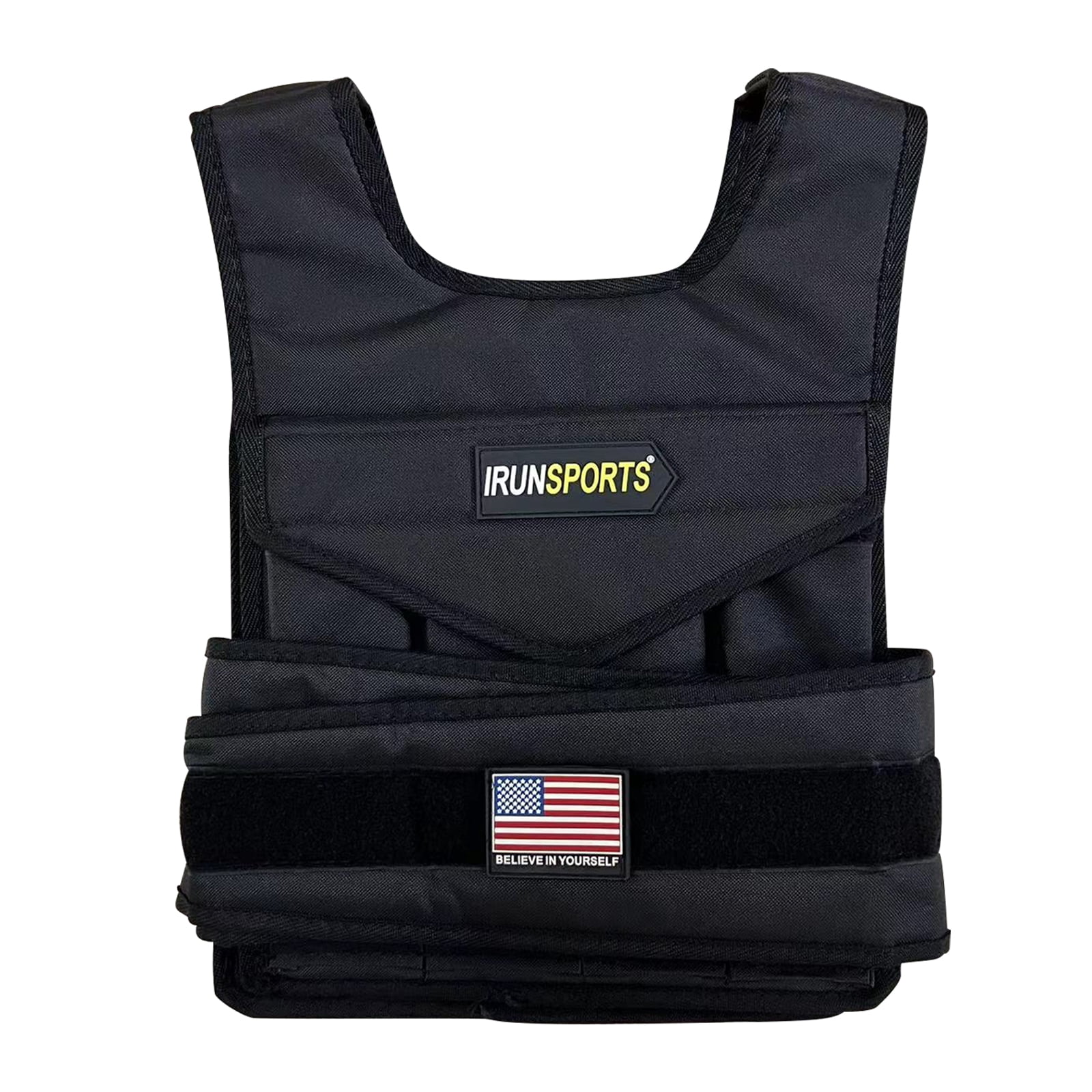 iRunsports 20lbs Adjustable Weighted Vest, Weights included, Strength ...