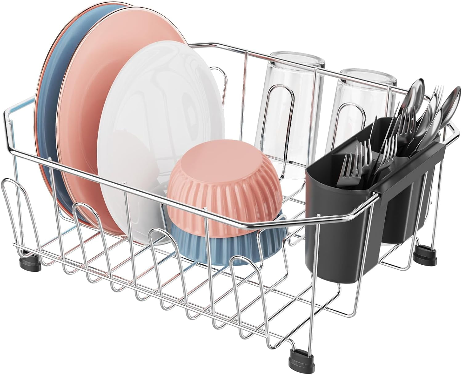 iSPECLE Small in Sink Dish Drying Rack - Stainless Steel Dish Rackr RV ...