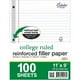 iScholar Reinforced Filler College 83101 - Walmart.com