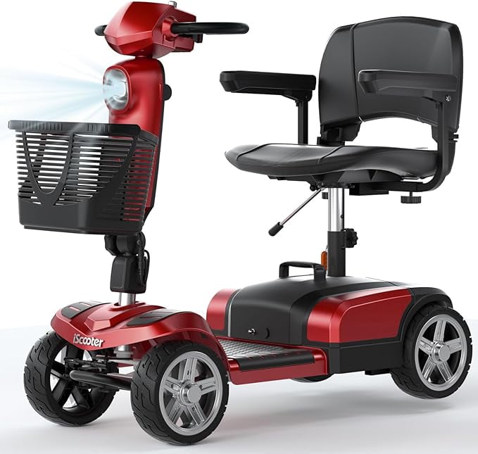 iScooter Mobility Scooter, Electric Wheelchair Device, 4 Wheel Mobility ...