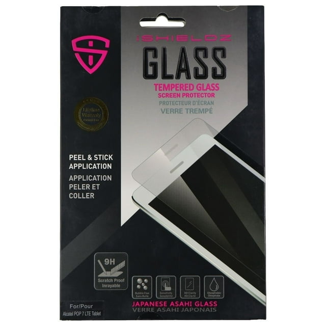iShieldz Asahi Tempered Glass Screen Protector for Alcatel POP 7 LTE ...