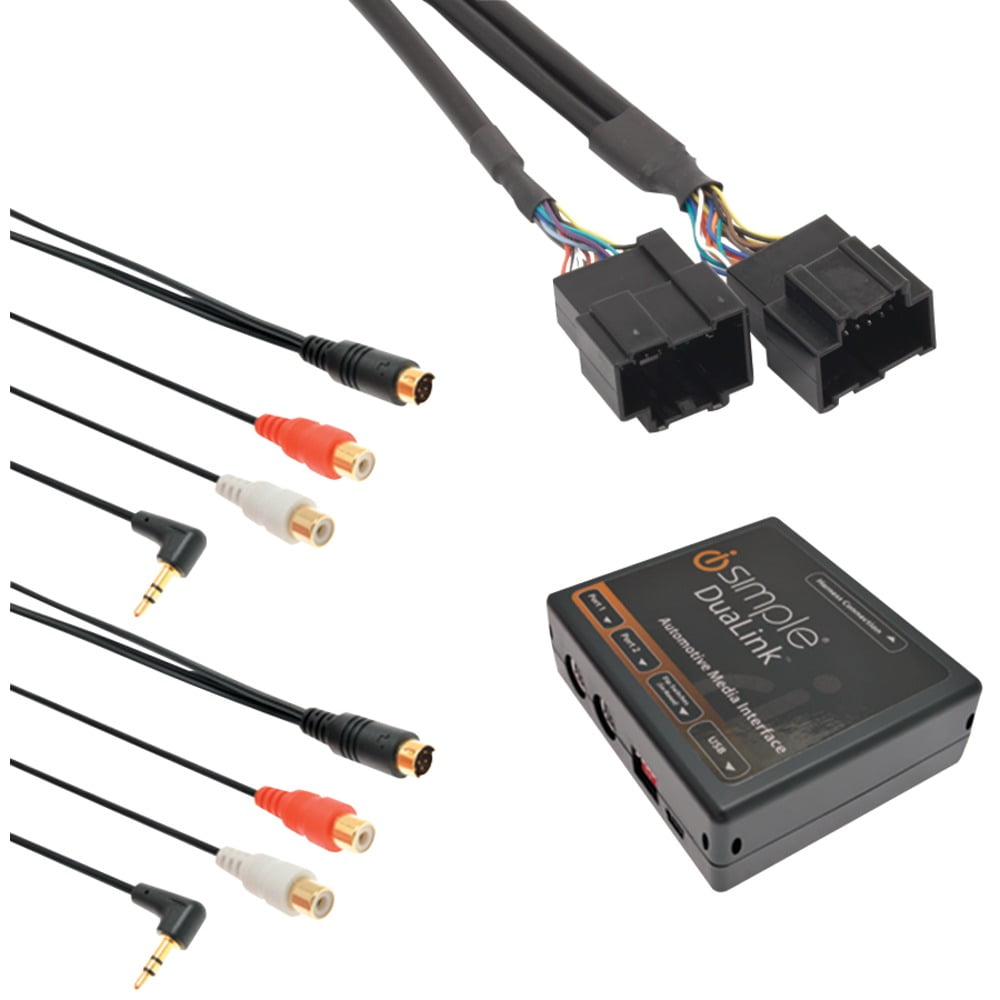 iSimple ISGM531 Dual Auxiliary Audio Adapter Kit For General Motor ...