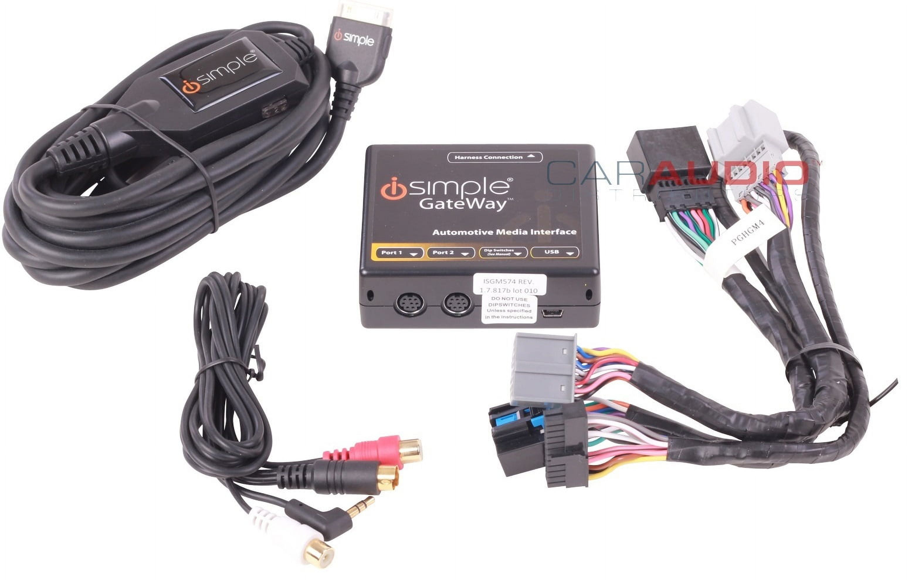 iSimple ISGM574 Iphone iPod Aux Adapter 2006-2011 Cadillac Sts Factory ...