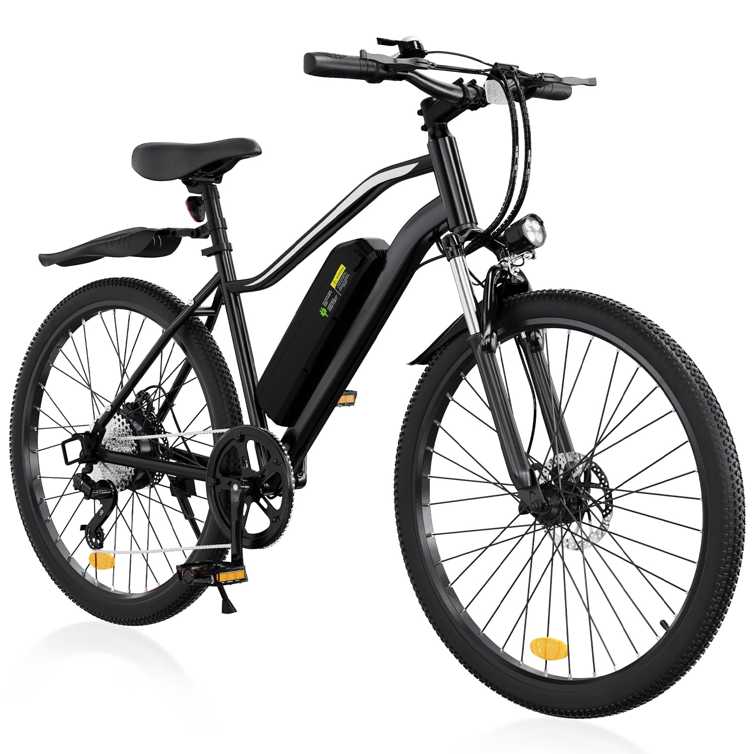 iSinwheel 500W Electric Bicycle for Adults,20MPH 50+ miles,26" Mountain E-Bike,35-Speed ...