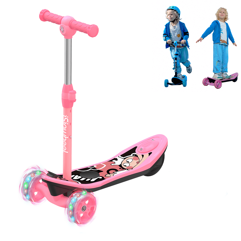Open Box iSinwheel Kid 3 Wheel Electric Scooter, Height Adjustable ...