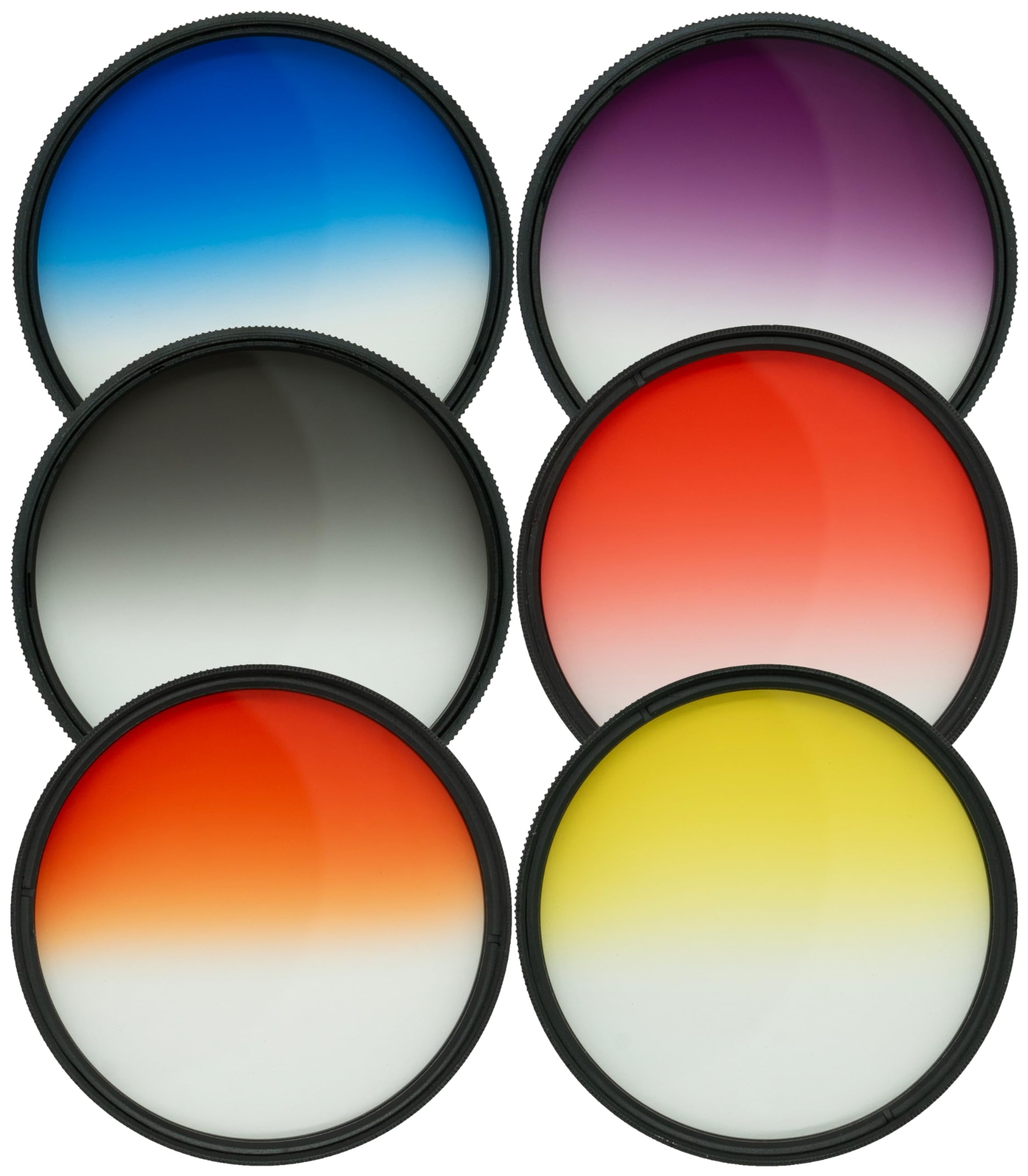 iSnapPhoto 6 Piece 72mm Gradual Color Filter Kit for: Tokina SZ 500mm f ...