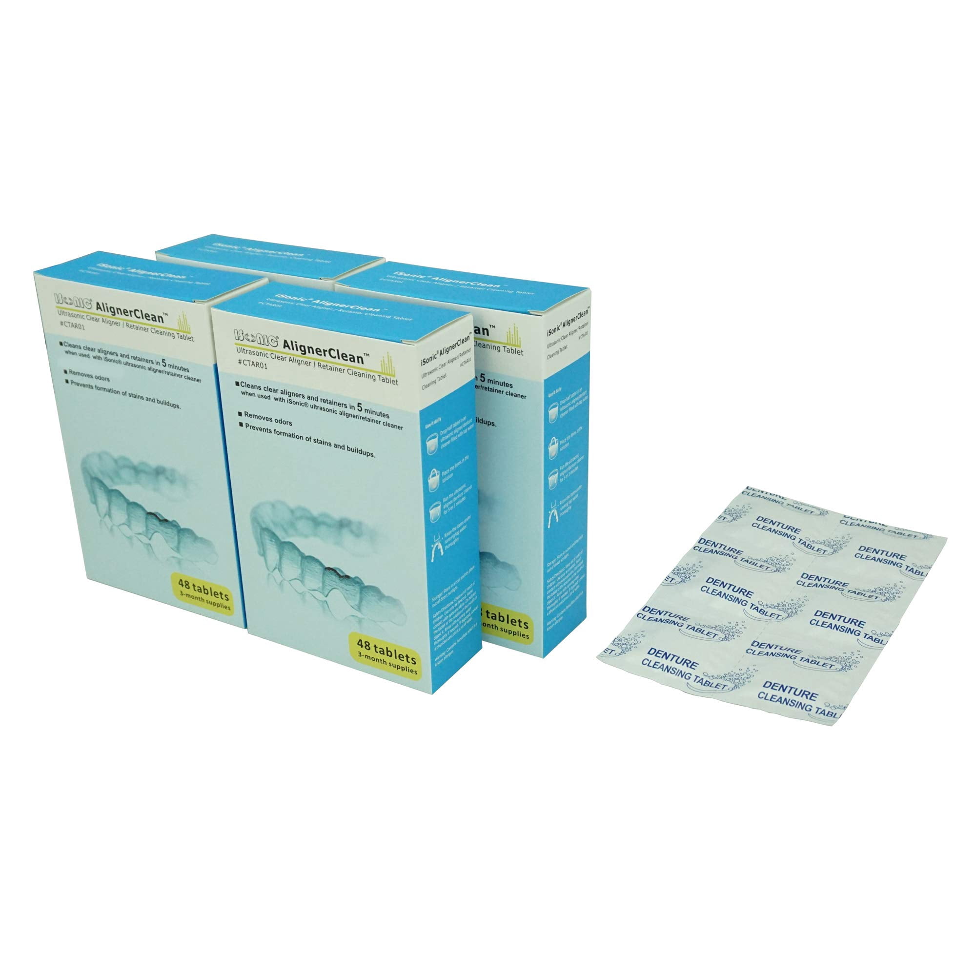 iSonic AlignerClean™ CTAR01x4, Ultrasonic IFF17 Cleaning Tablet for ...