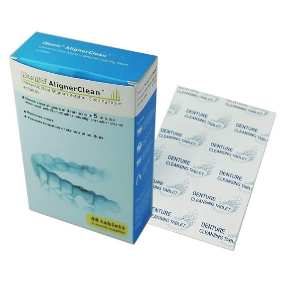 iSonic F3900 Ultrasonic Denture/Aligner/Retainer Cleaner for all dental ...