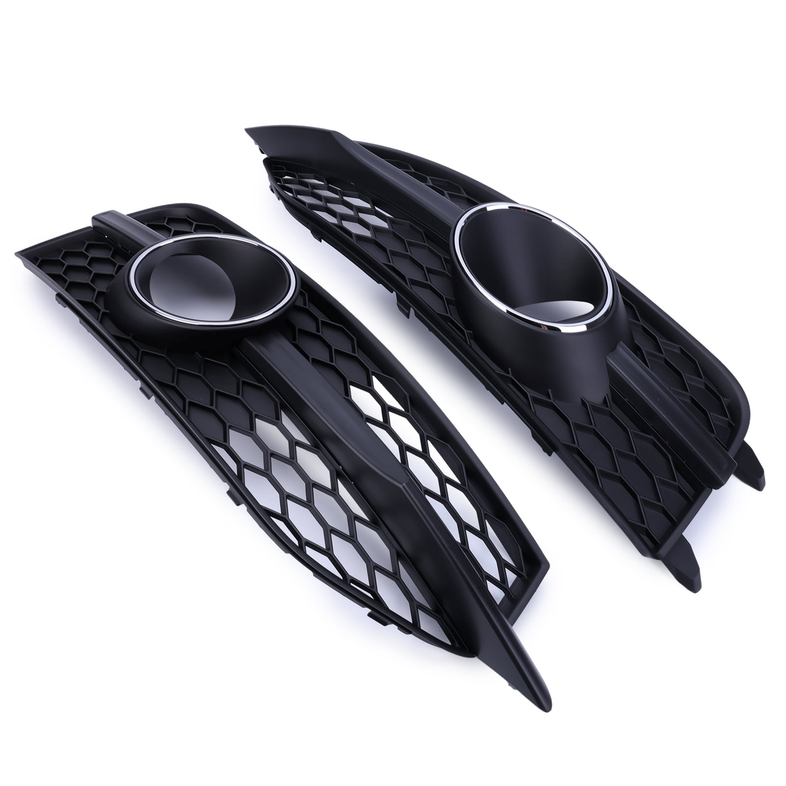 iSpchen 2-Piece Front Bumper Fog Light Grille Cover for Audi A7 S-line ...
