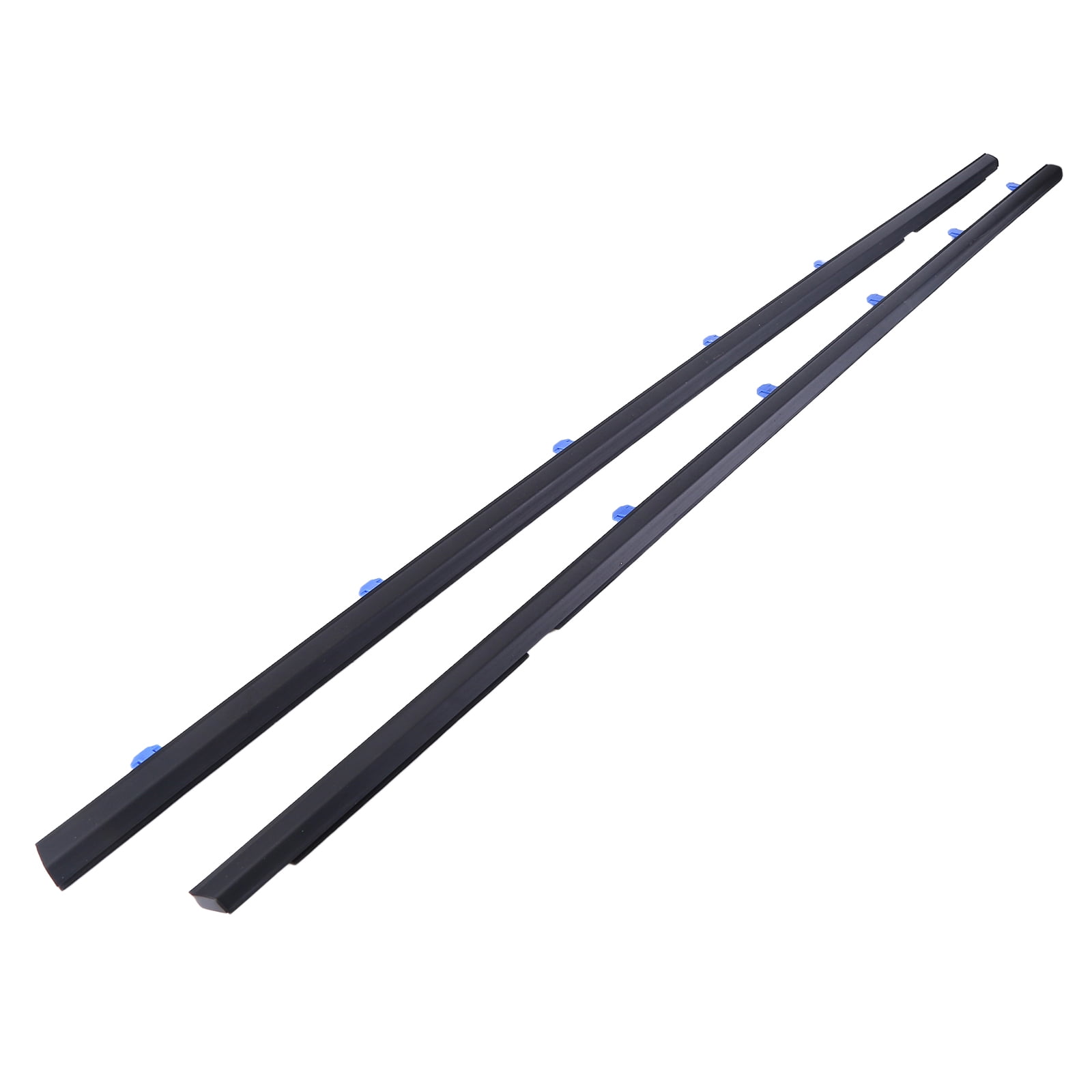 iSpchen 2Pcs Door Window Molding Trim Car Outside Door Window Seal Belt ...