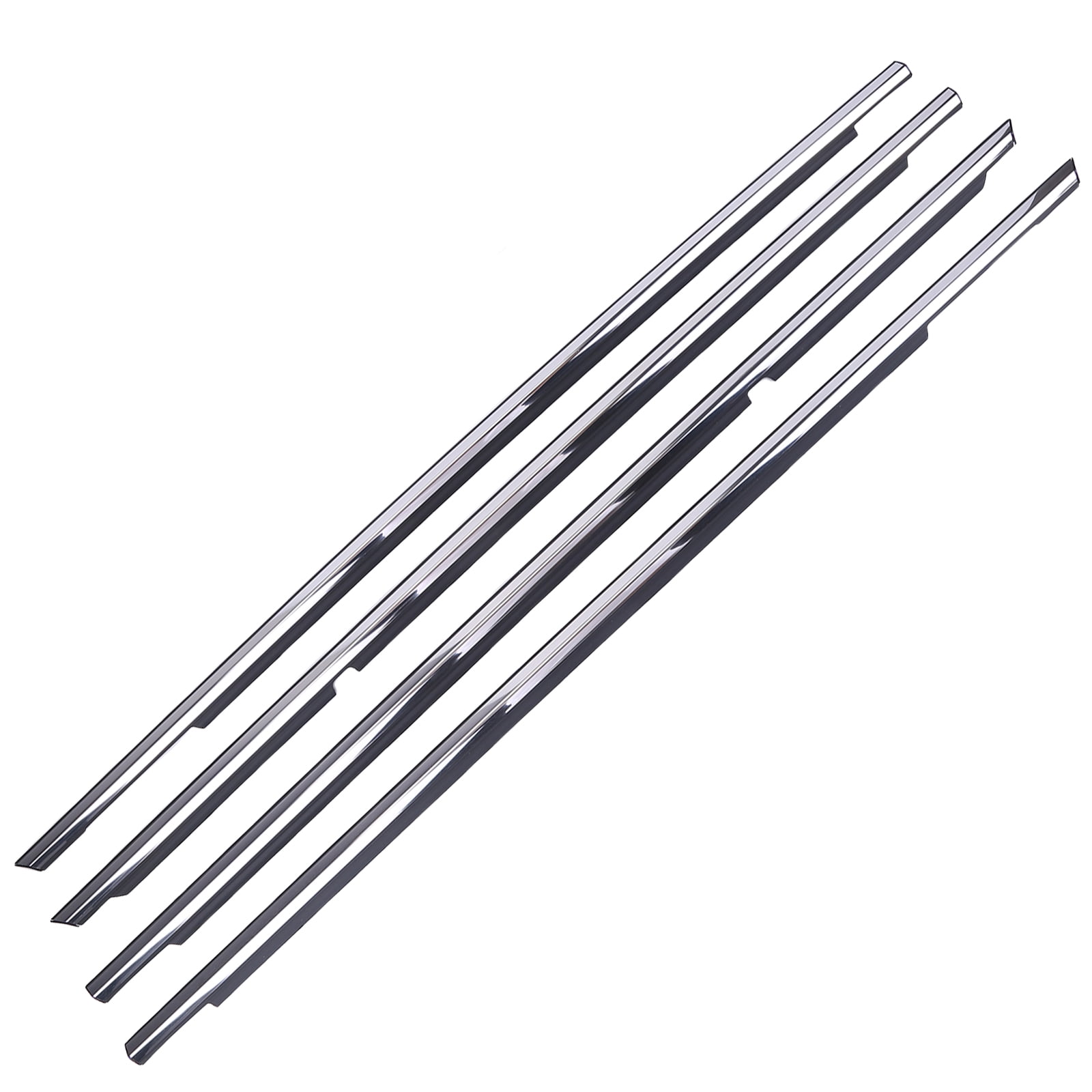 iSpchen 4Pcs Car Door Moulding Trim Weatherstrip Window Seal for Toyota ...