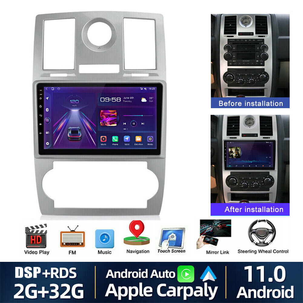 iSpchen Android 13 Car Stereo Radio for Chrysler 300C 2004-2007 with ...