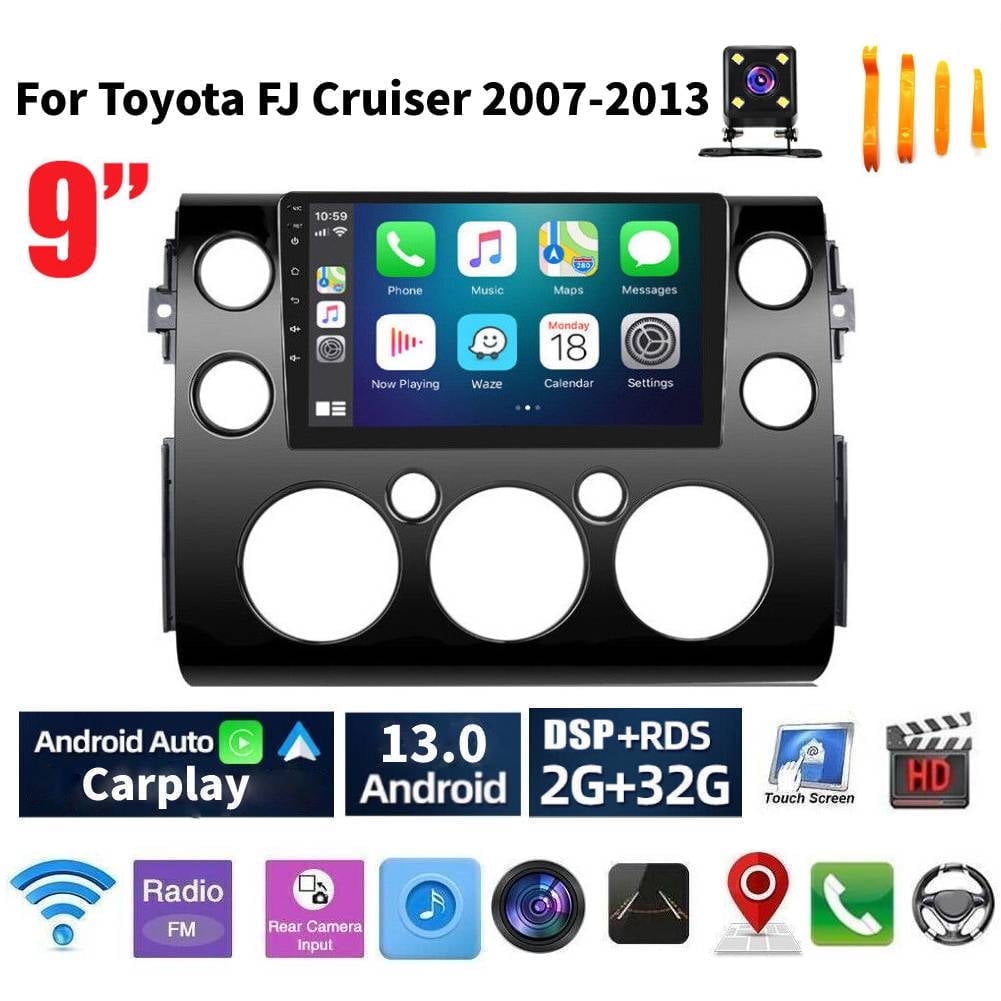 iSpchen Android 13 Car Stereo Radio for Toyota FJ Cruiser 2007-2013 ...