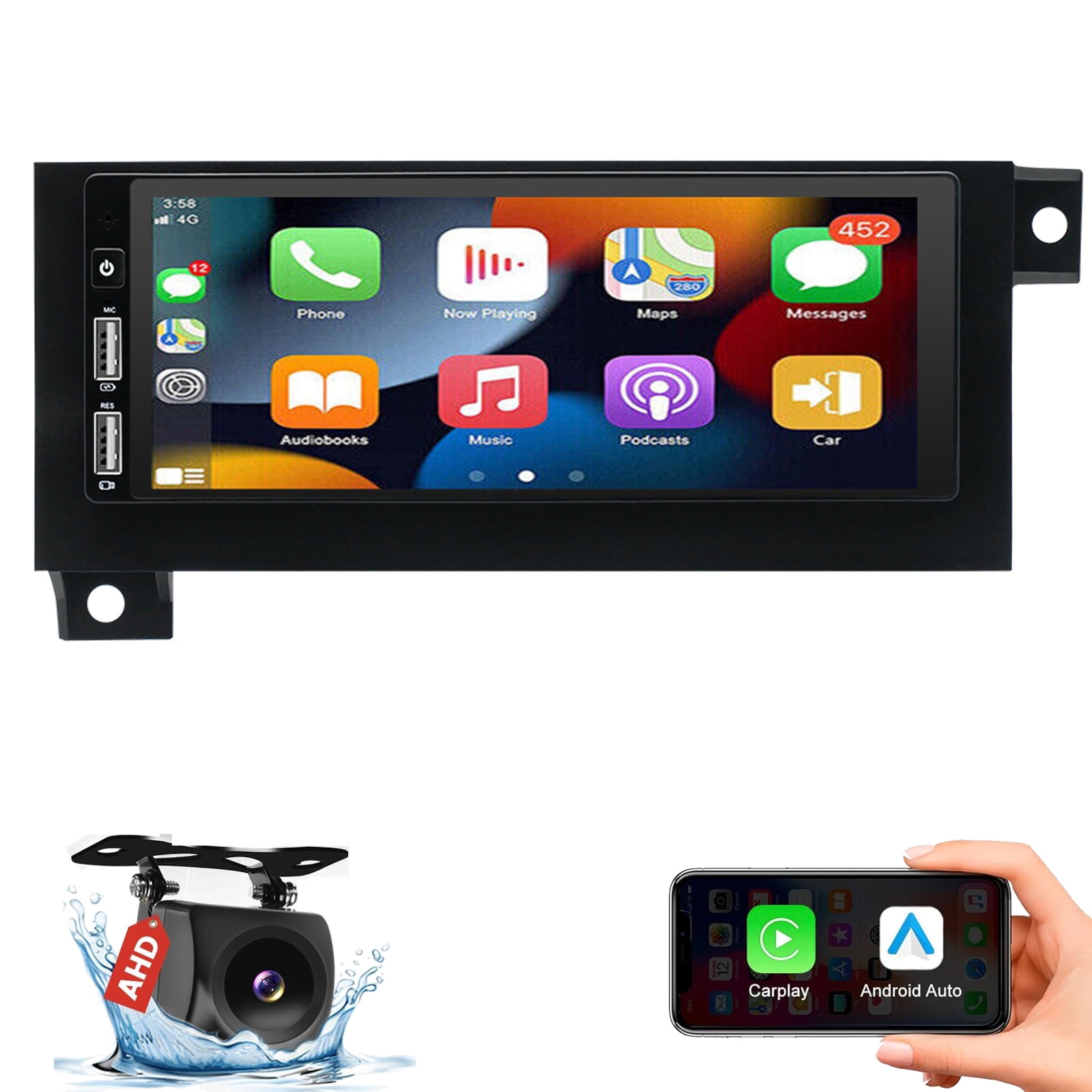 iSpchen Android 15 Car Stereo for Chrysler Town & Country 1990-2000 ...