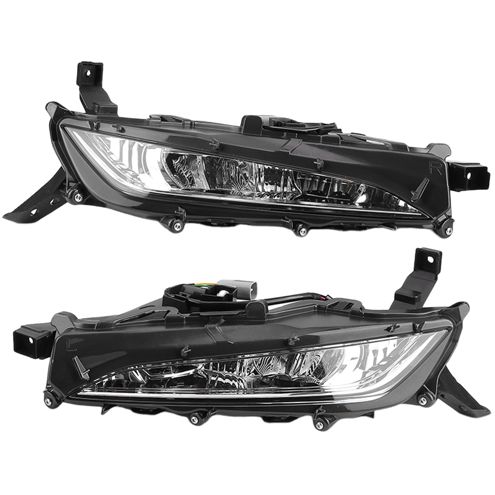 iSpchen LED DRL Fog Light Lamp Front Left+Right for Lexus RX350 RX450h ...