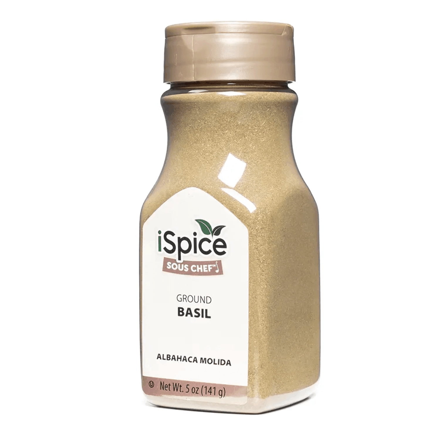 iSpice Basil Ground 5 oz - Premium Italian Seasoning Spice, Kosher, Aromatic Herb, Shelf-Stable ...