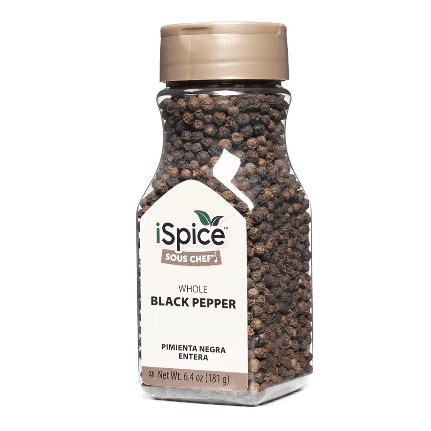 iSpice | Black Pepper Whole | 6.4 oz | Gourmet Spice | Kosher | Halal ...