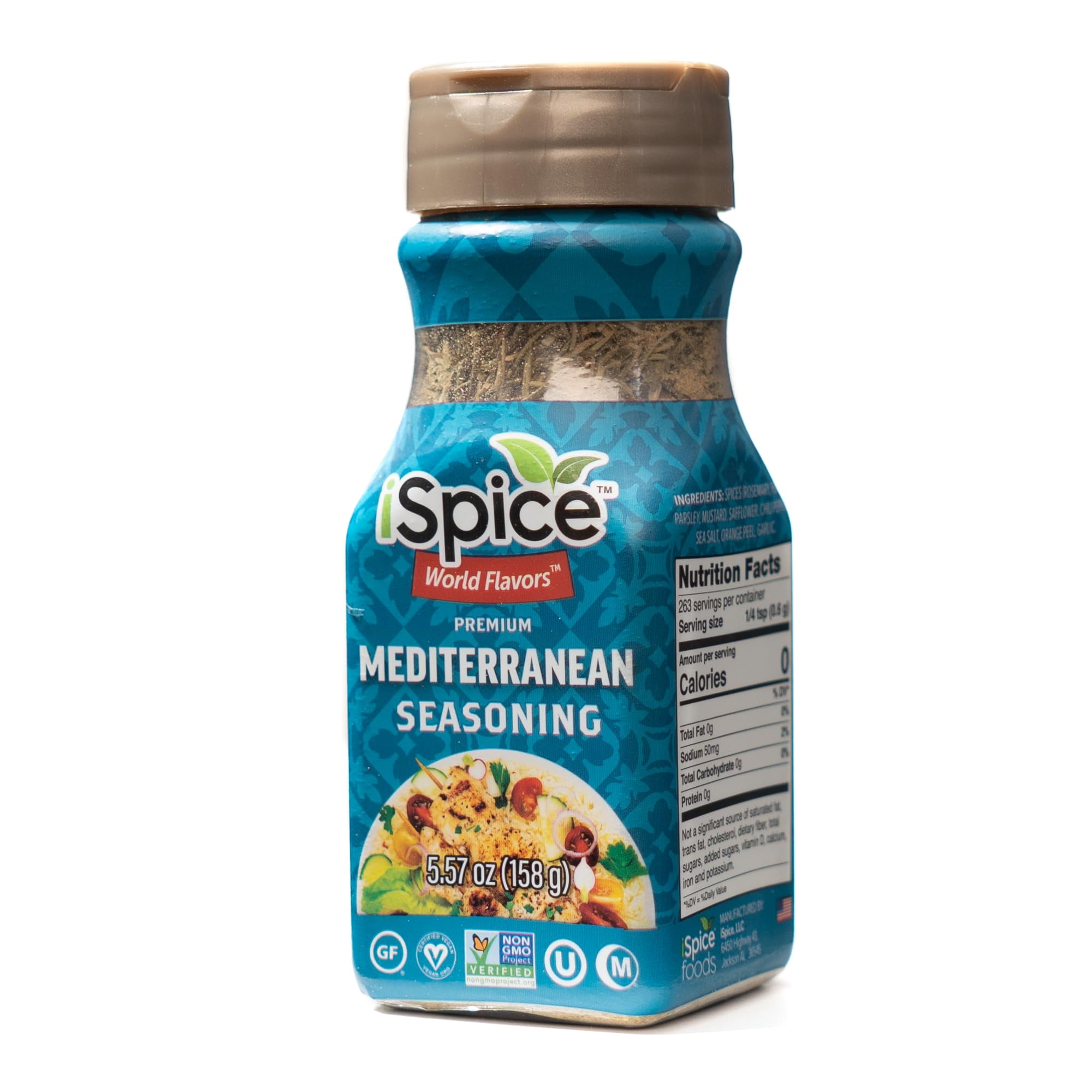 iSpice - MEDITERRANEAN SEASONING MZF22 World Flavor Super Spice Blend ...