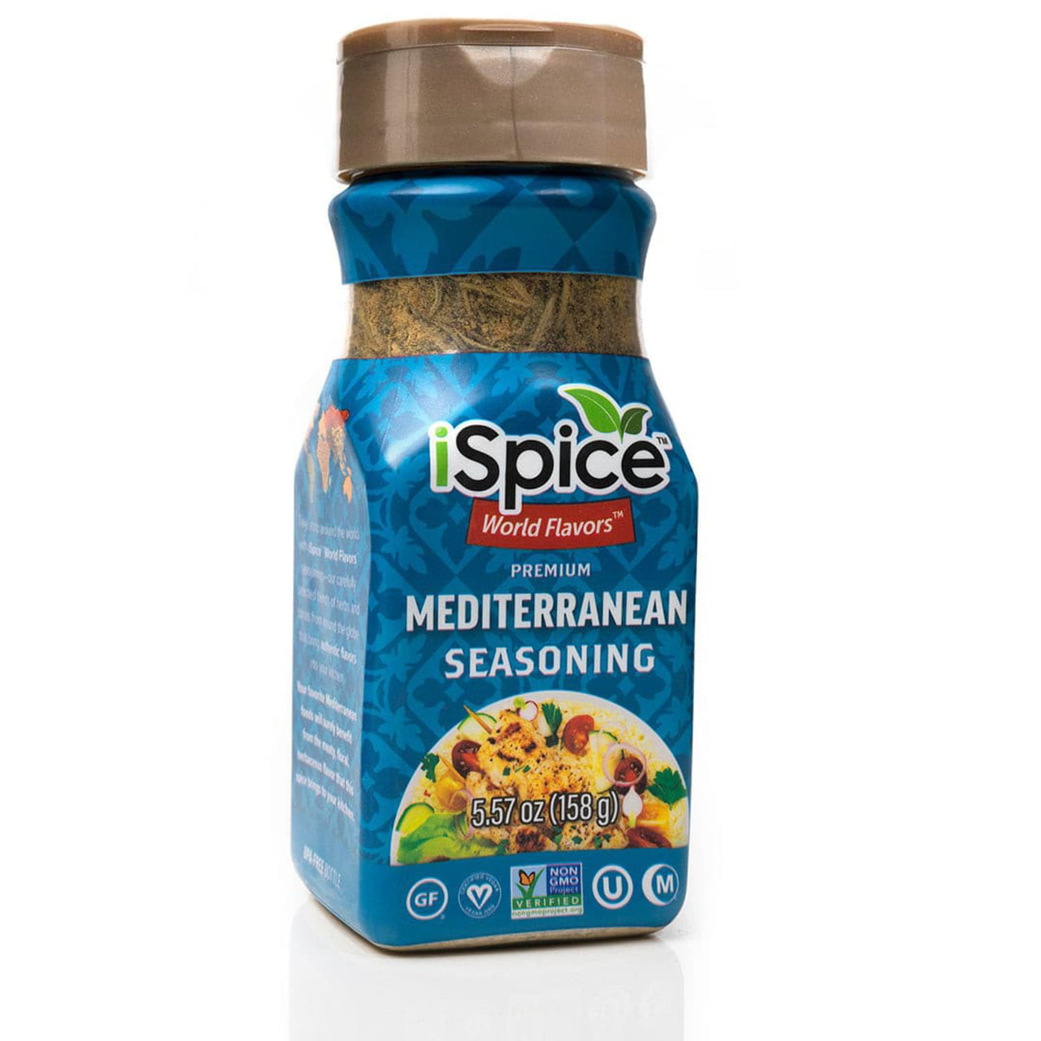 iSpice Mediterranean Seasoning 5.57 oz Mixed Herbal Spice Kosher Halal ...