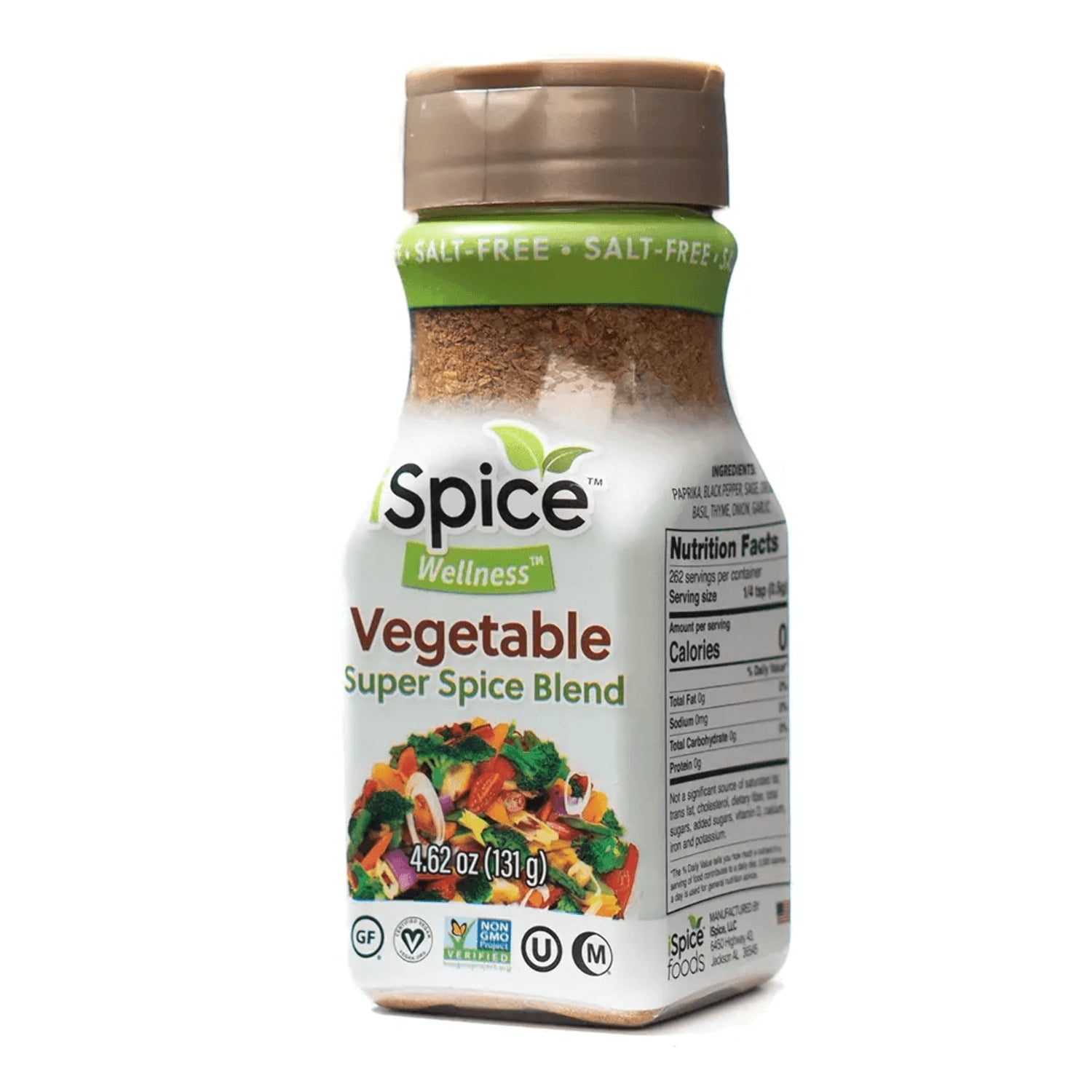 iSpice | Salt-Free Vegetable Seasoning | 4.62 oz | Mixed Spice ...