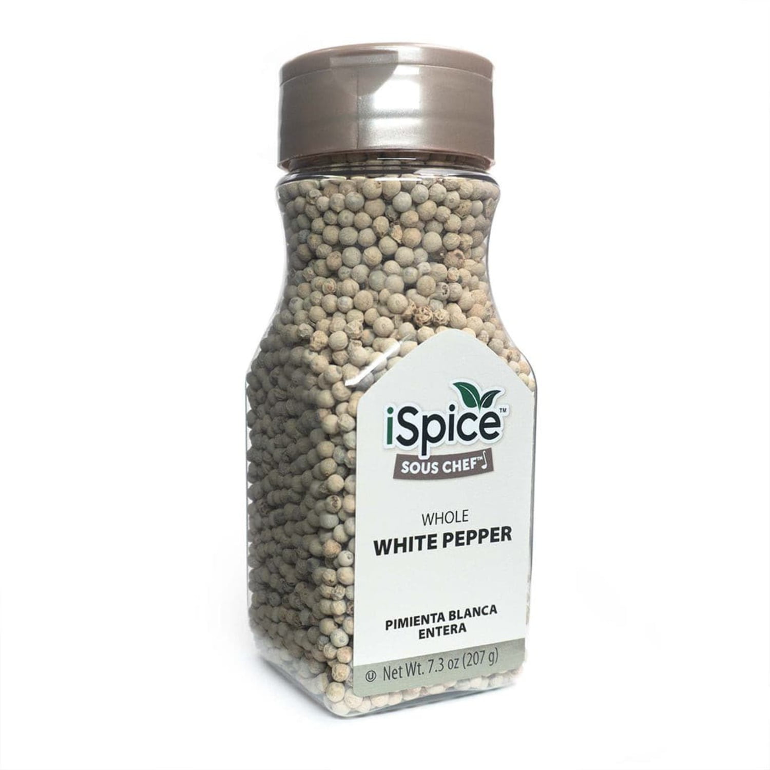 iSpice | White Pepper Whole | 7.3 oz | Gourmet Spice | Kosher ...