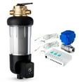 iSpring Auto Flushing Spin-Down Sediment Water Filter with Bypass, 50 ...