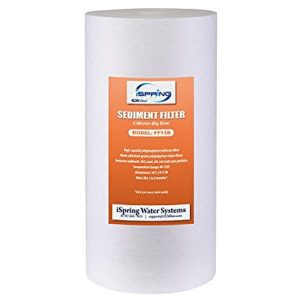 iSpring FP15B PP Sediment Filter Cartridge, Big Blue High Capacity ...