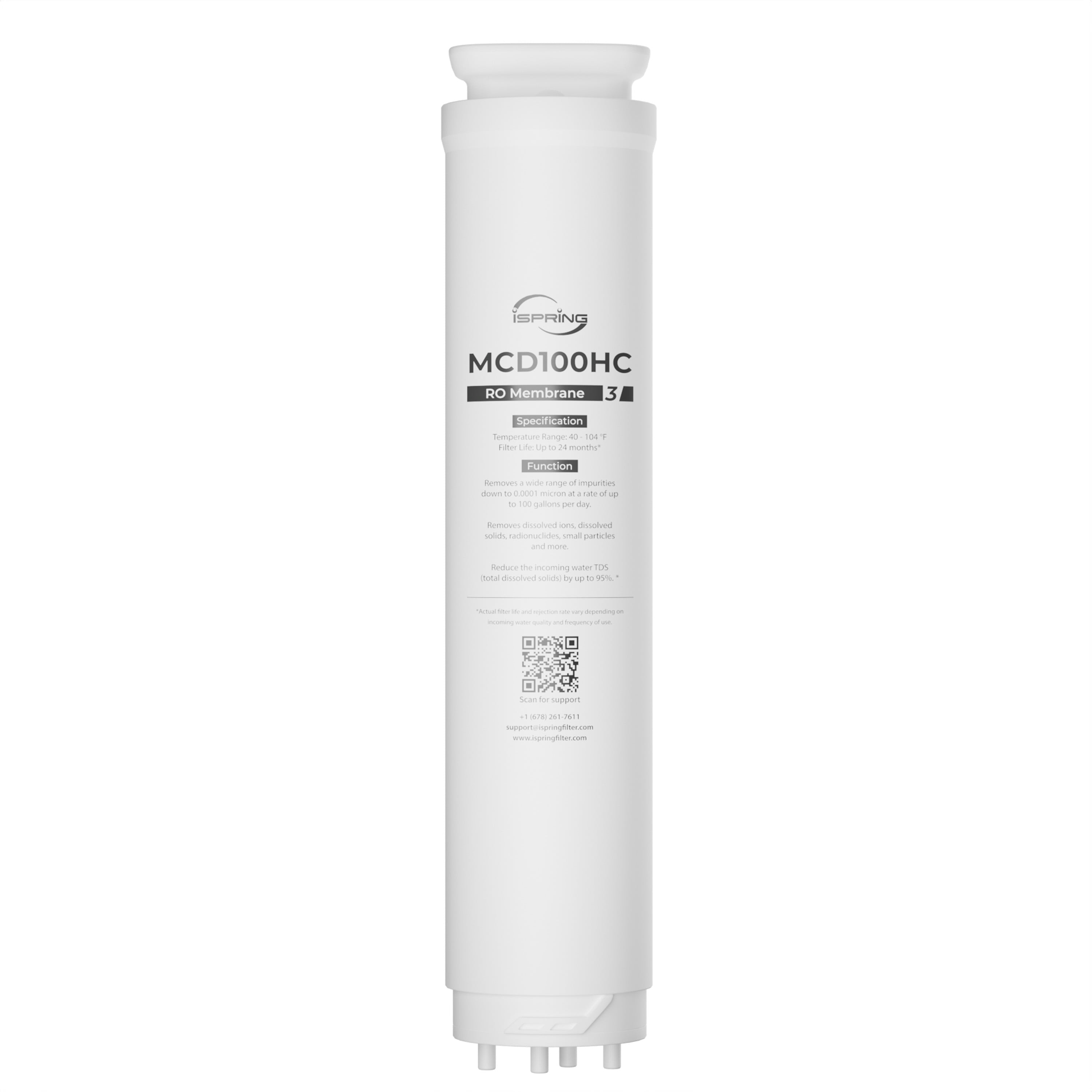 iSpring MCD100HC RO Membrane Replacement Filter for RCD100HCG ...