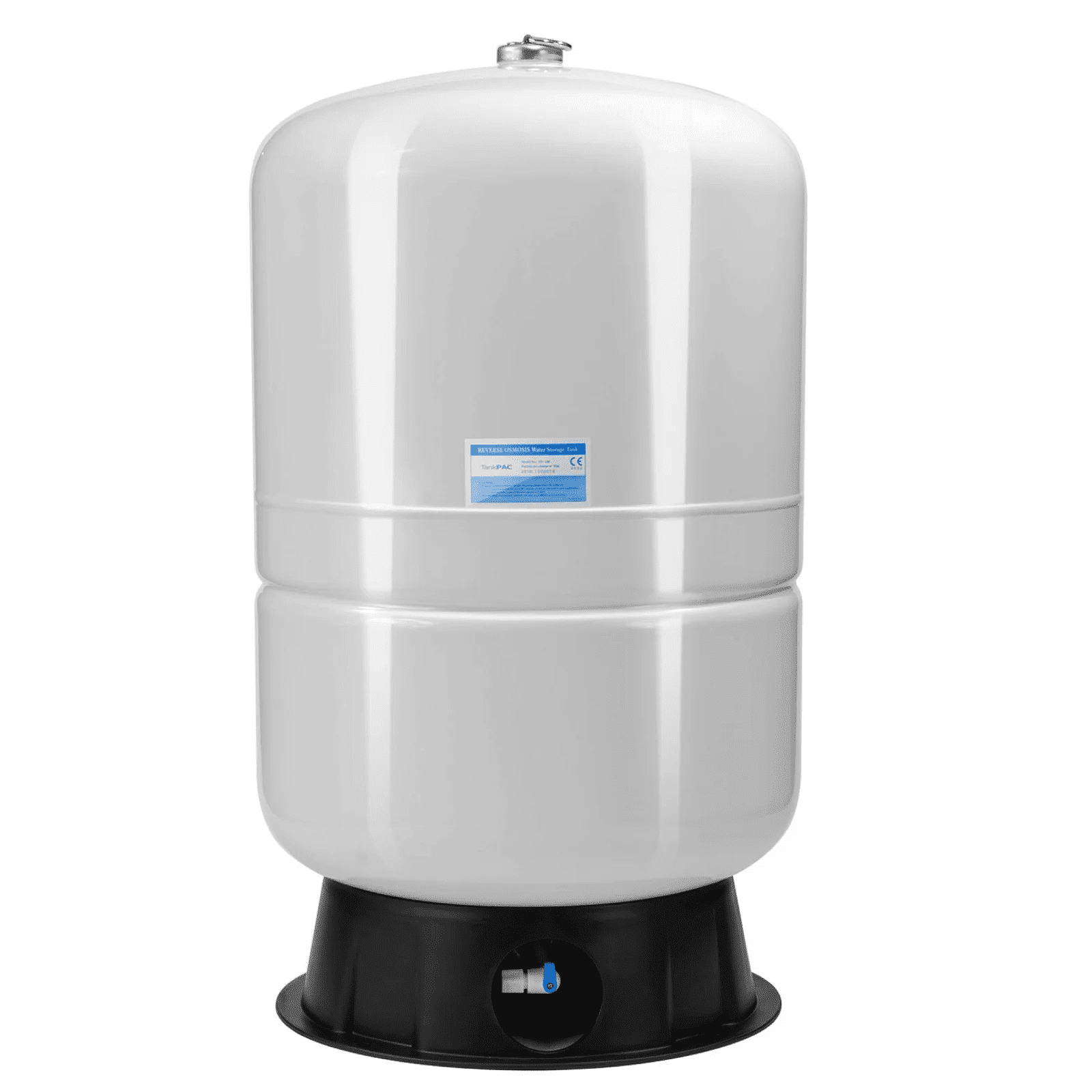 iSpring T40M 40G Reverse Osmosis Water Storage Tank, White Color, 3/8 ...