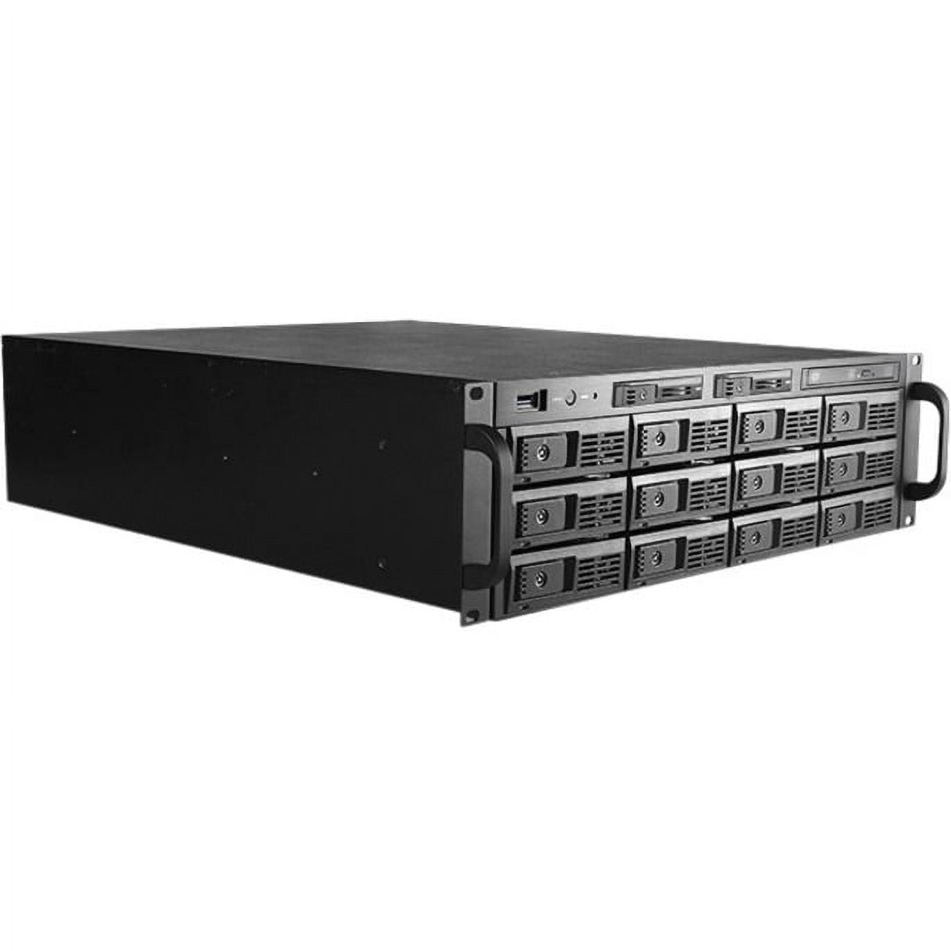 iStarUSA 3U 3.5" 12-Bay Trayless Storage Server Rackmount Chassis ...