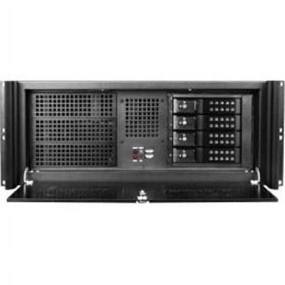 4U Compact Stylish Rackmount 4x3.5" Trayless Hotswap Chassis - Walmart.com