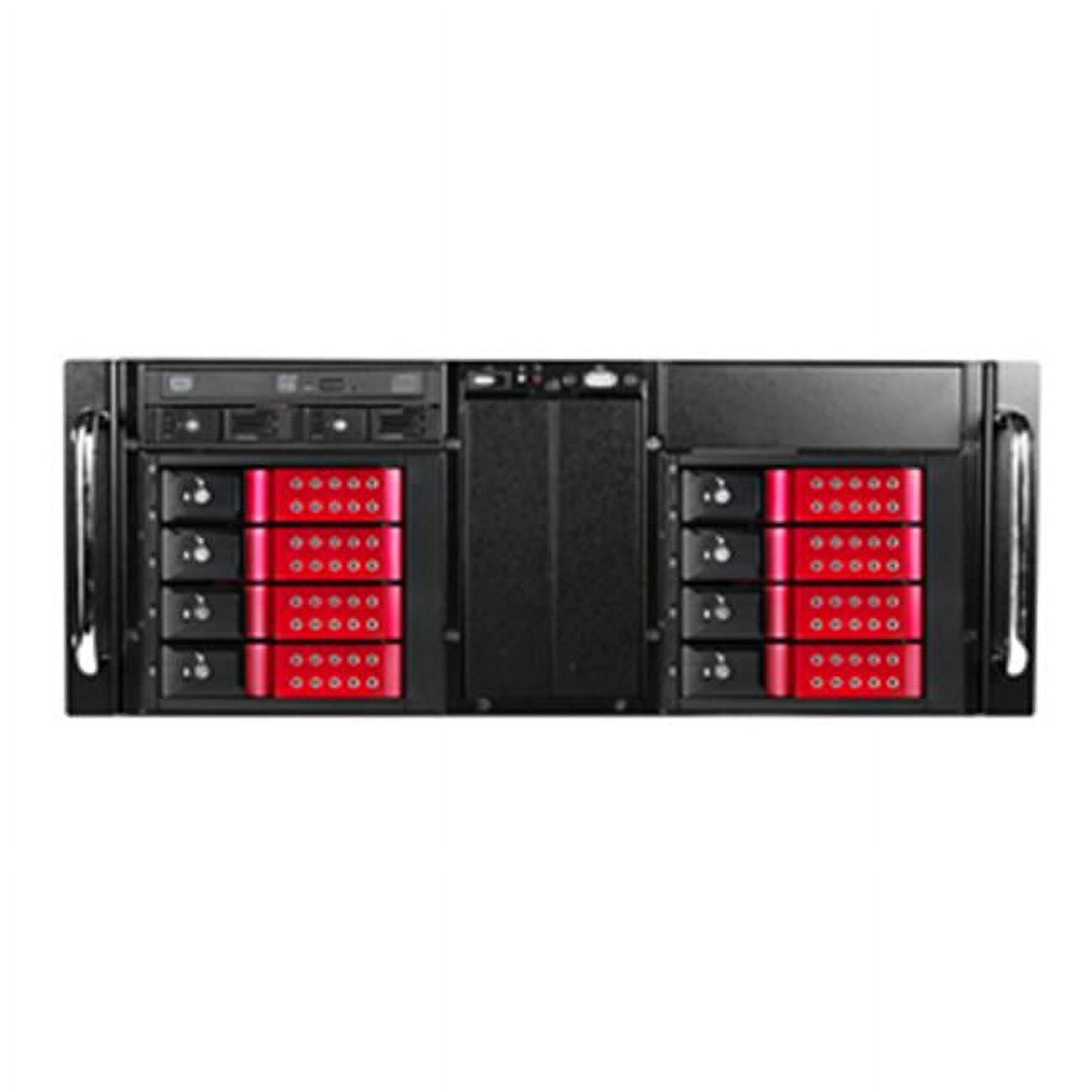 iStarUSA 8-Bay Stylish Hot Swap Trayless Slim Odd Storage Server Rack ...