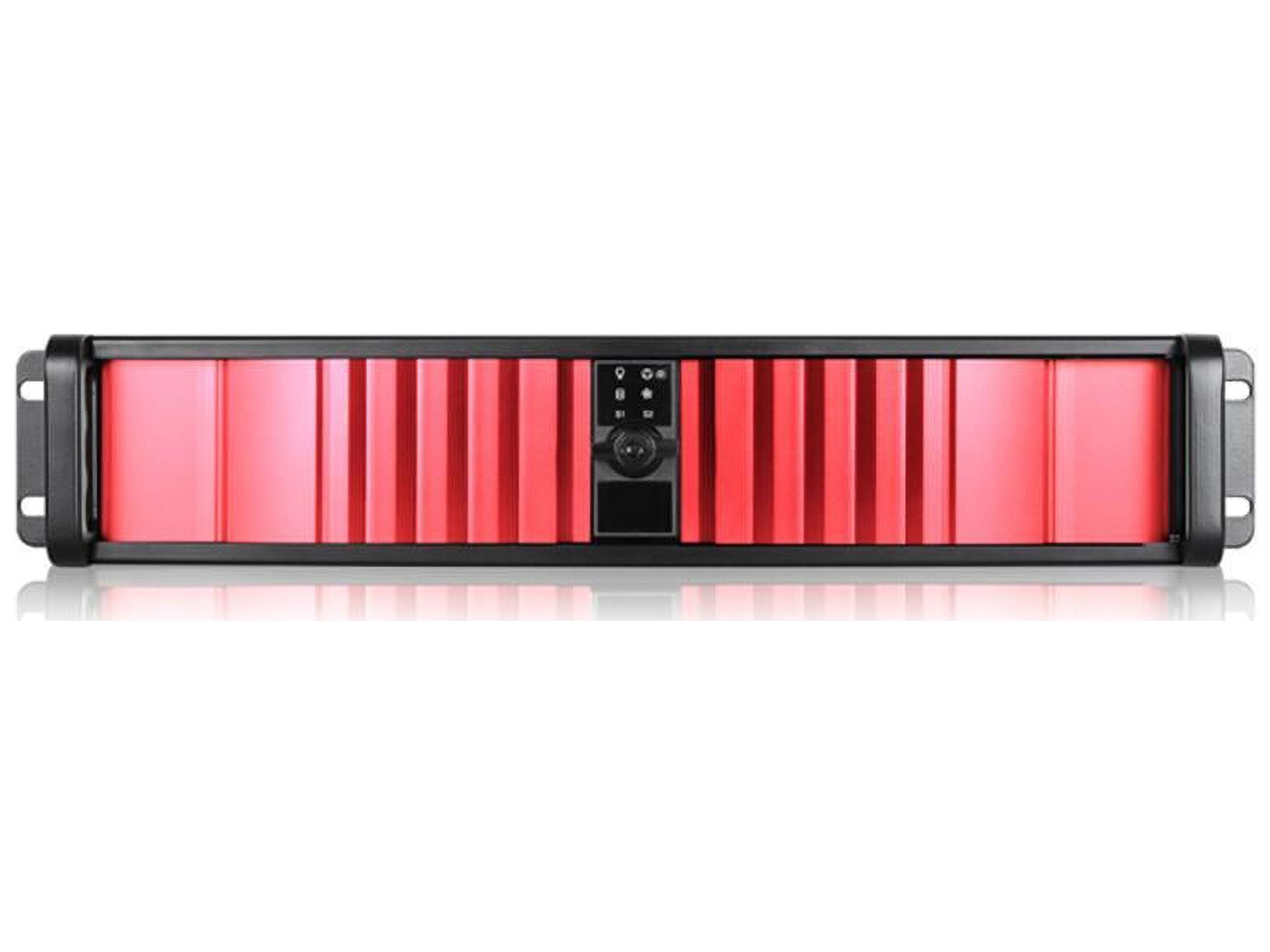 iStarUSA D-200SEA-RD-RAIL24 2U Compact Stylish Rackmount Chassis with ...