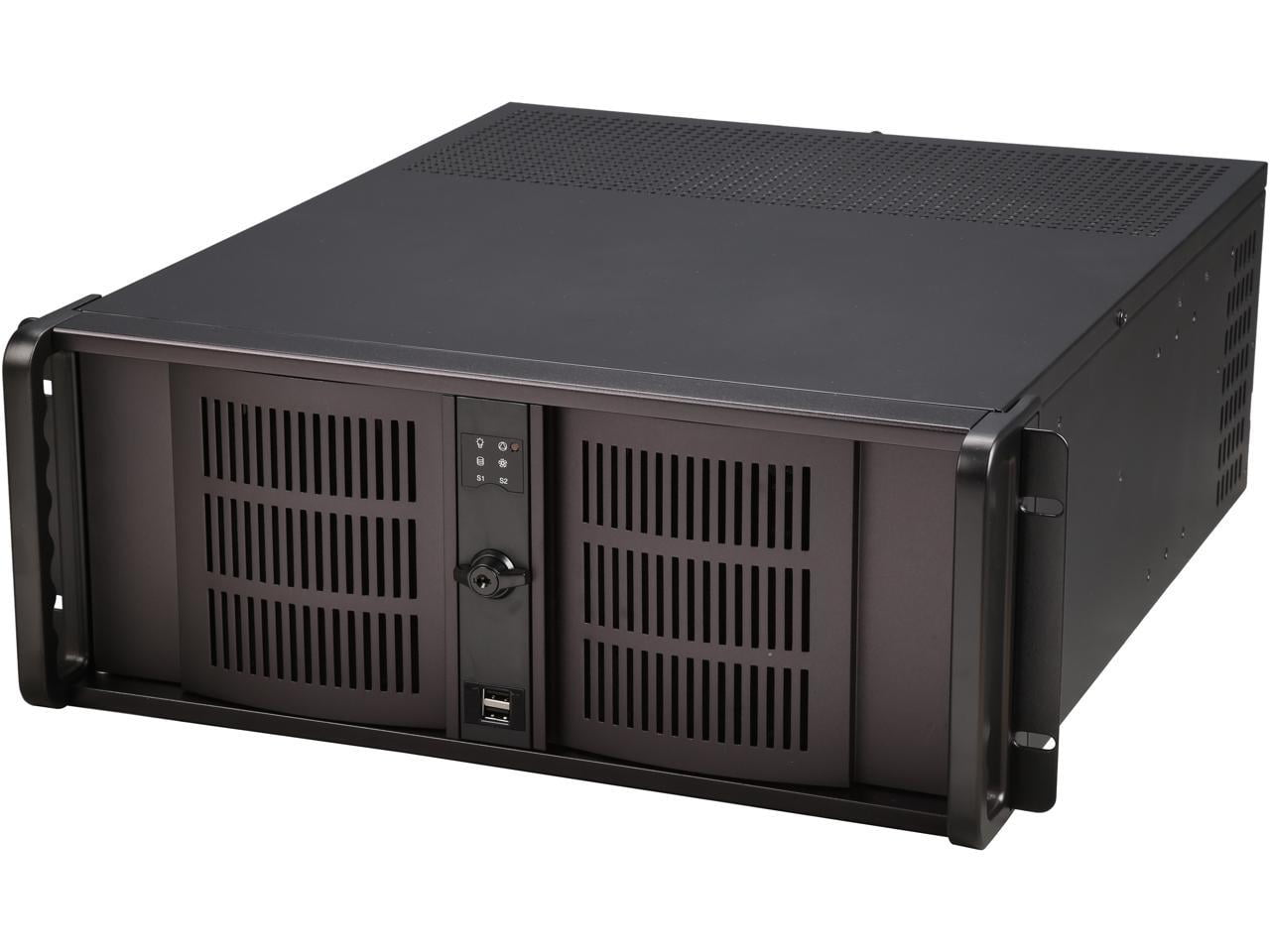 iStarUSA D-414 Black Aluminum / Steel 4U Rackmount 14 Slots Industrial ...