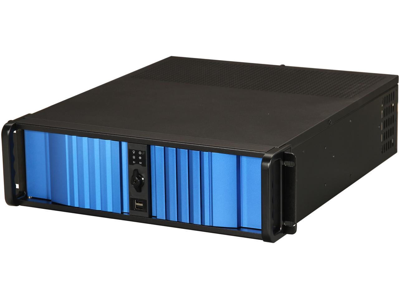 iStarUSA D Storm D-300SEA Black Aluminum / Steel 3U Rackmount Compact ...