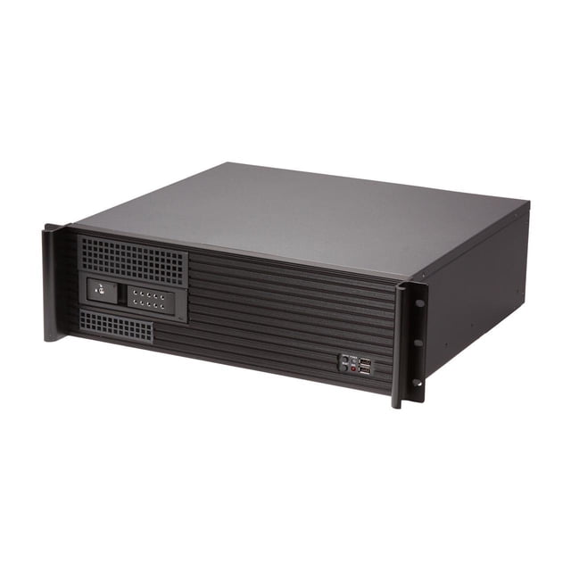 iStarUSA D313SEMATX-DE1BK Aluminum / Steel 3U Rackmount Compact ...